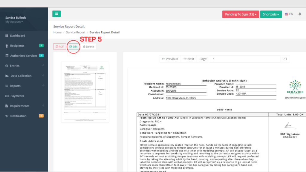 How to sign a Service Report? – Admin TCA Support