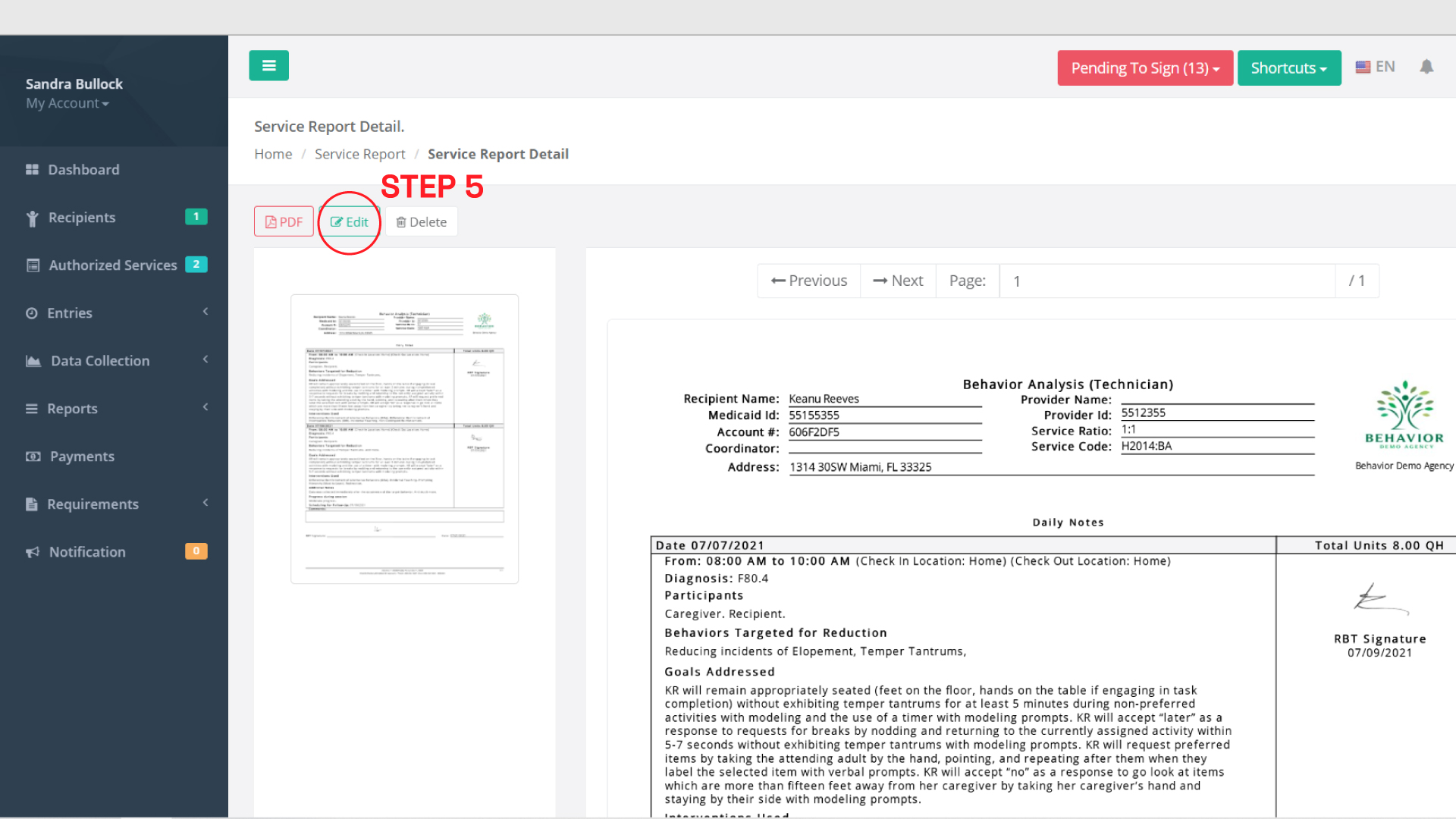 How to sign a Service Report? – Admin TCA Support